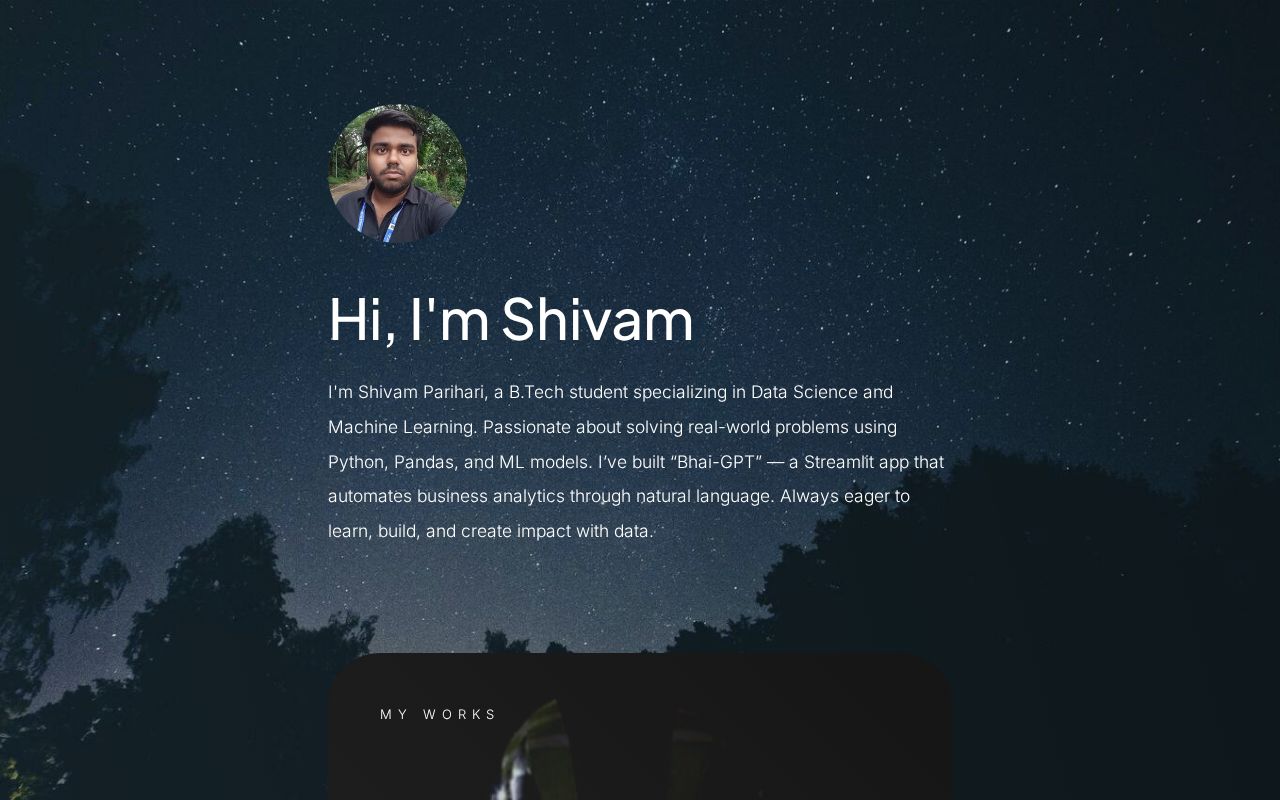 Shivam Portfolio
